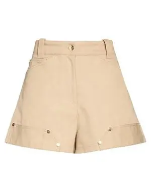 Button Detailed Cotton Shorts
