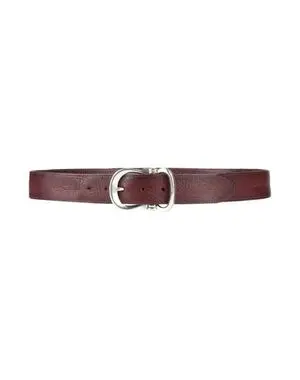 John Varvatos Belt Burgundy Size Leather - Red