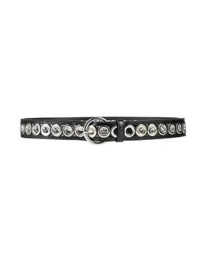 Sandro Leather Belt With Appliqués