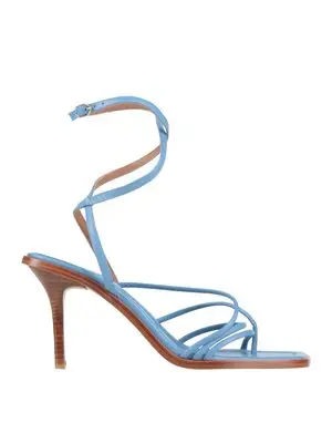 Ba&sh Thong Heeled Sandals - Light Blue