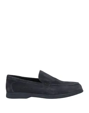 DOUCAL'S Leather Loafers - Navy