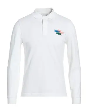 Lacoste Polo Shirt Size Cotton - White