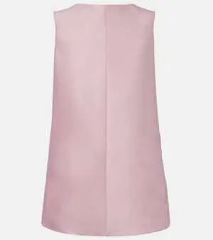 Balenciaga Silk And Wool Minidress
