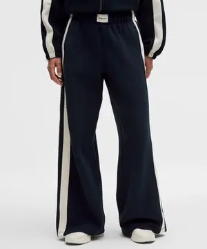 Lululemon Steady State Oversized Track Pant - True Navy/light Ivory/black
