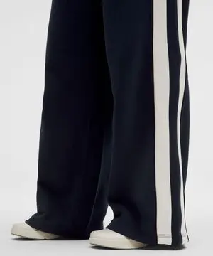 Lululemon Steady State Oversized Track Pant - True Navy/light Ivory/black