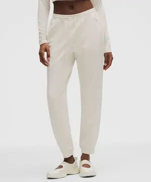 Lululemon Textured Fleece High-rise Jogger - Light Ivory/light Ivory