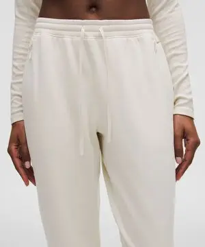 Lululemon Textured Fleece High-rise Jogger - Light Ivory/light Ivory
