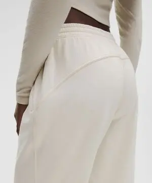 Lululemon Textured Fleece High-rise Jogger - Light Ivory/light Ivory