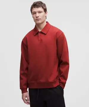 Lululemon Grand Standard Long-sleeve Polo - Rocket Red