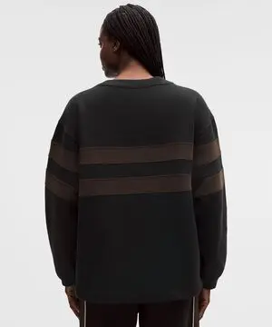 Lululemon Steady State Oversized Pullover - Black/walnut Crunch