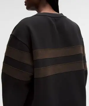 Lululemon Steady State Oversized Pullover - Black/walnut Crunch