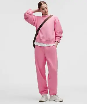 Lululemon Steady State Superloft Crewneck Sweatshirt - Candy Cloud