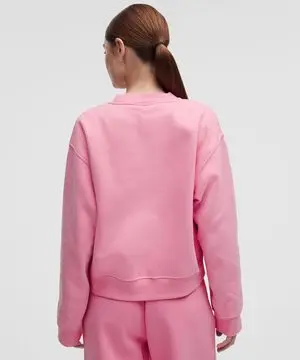 Lululemon Steady State Superloft Crewneck Sweatshirt - Candy Cloud