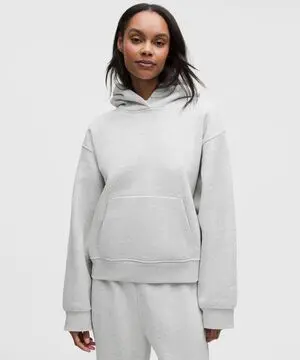 Lululemon Relaxed Fit Superloft Hoodie - Heathered Core Ultra Light Grey