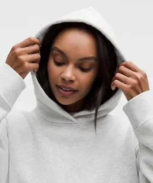 Lululemon Relaxed Fit Superloft Hoodie - Heathered Core Ultra Light Grey