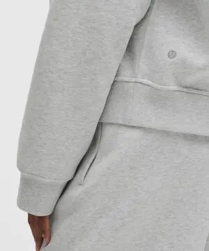 Lululemon Relaxed Fit Superloft Hoodie - Heathered Core Ultra Light Grey