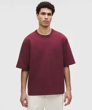 Lululemon Grand Standard Short-sleeve Crew - Burgundy Bay