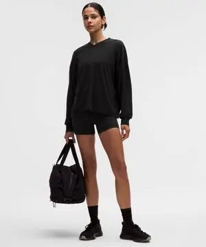 Lululemon Jersey Training V-neck Long-sleeve Shirt - Black