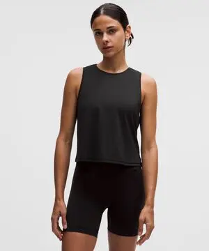 Lululemon Lightweight Waist-length Running Tank Top - Black