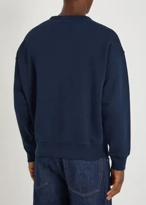 Polo Ralph Lauren Logo-print Cotton-blend Sweatshirt - Navy