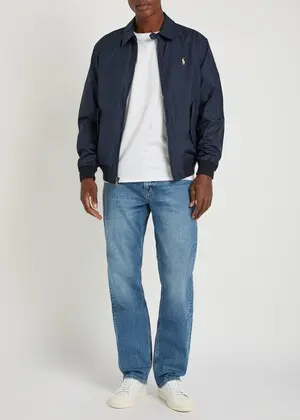 FRAME The Straight-leg Stretch-denim Jeans - Light Blue