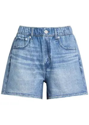 Rag & Bone Denim Print Terry Shorts