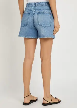 Rag & Bone Denim Print Terry Shorts