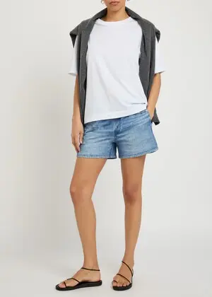 Rag & Bone Denim Print Terry Shorts