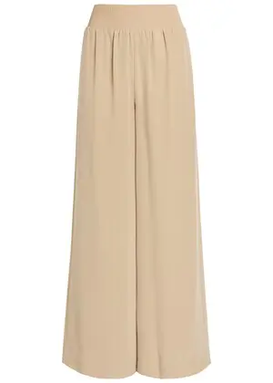 Women's Elasticated Waist Wide-Leg Pants