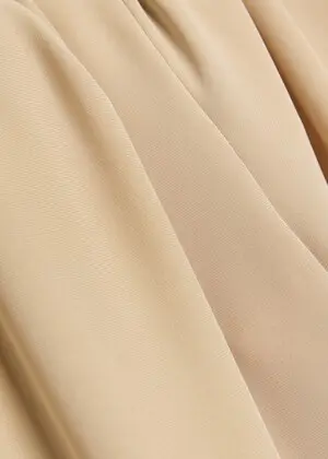 JOSEPH Nour Wide-leg Satin-twill Trousers - Beige