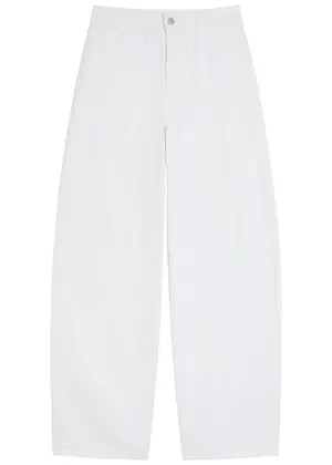 LEMAIRE Curved Wide-leg Jeans - Off White
