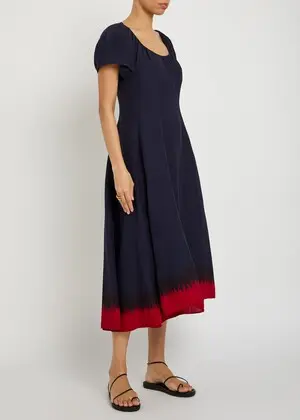 Tory Burch Woven Midi Dress