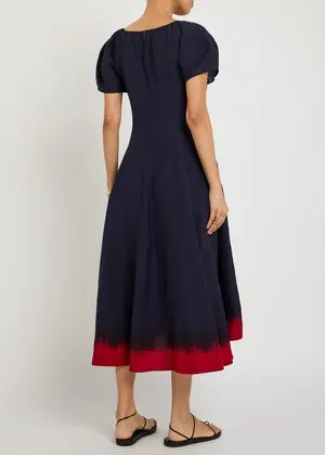 Tory Burch Woven Midi Dress