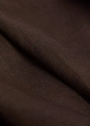 Max Mara Linen Trousers - Dark Brown