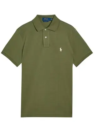 Polo Ralph Lauren Logo Cotton Polo Shirt - Green