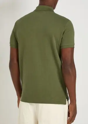 Polo Ralph Lauren Logo Cotton Polo Shirt - Green