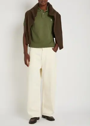 Polo Ralph Lauren Logo Cotton Polo Shirt - Green