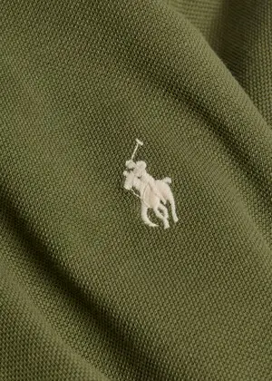 Polo Ralph Lauren Logo Cotton Polo Shirt - Green