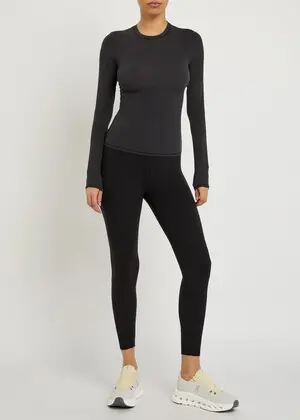 Vuori Allthefeels Stretch-jersey Leggings - Black