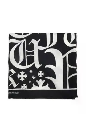 Chrome Hearts Cross Logo Scarf