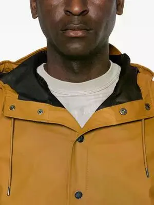 Rains Hooded Jacket - Brown