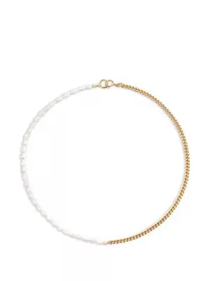 NORMA JEWELLERY Pheonix Pearl Chain Necklace - Gold