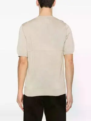 Tagliatore Crew-neck Short-sleeve T-shirt - Neutrals