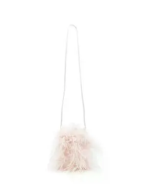 YVES SALOMON Feather Satchel - Pink