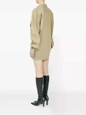 MAISON MARGIELA Button-up Shirt Dress - Neutrals