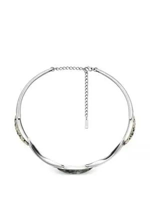 DIESEL® Jasper Stainless Steel Choker Necklace