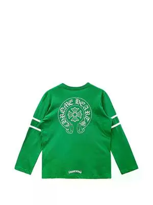 Chrome Hearts Horseshoe Logo Long-sleeved T-shirt - Green