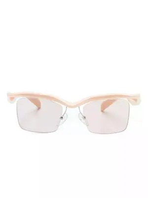 Prada Square-frame Sunglasses - Neutrals