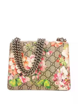 Gucci Dionysus Gg Blooms Mini Crossbody Bag - Neutrals