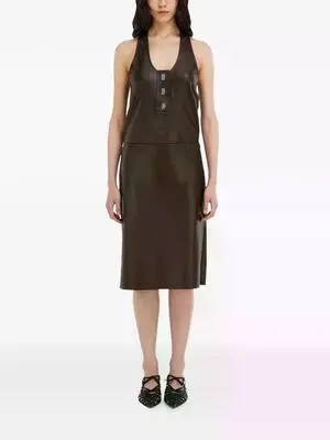 FERRAGAMO Nappa Pencil Skirt